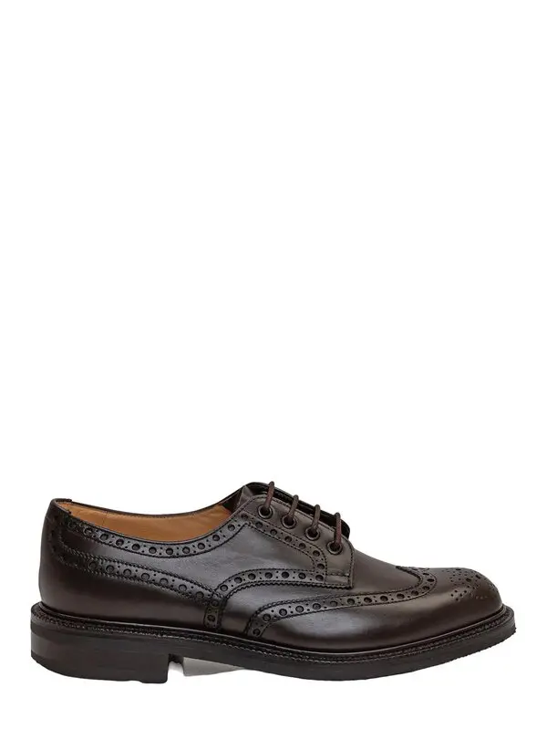 CHURCH`S Church’s Wing Tip Lace-up Leather Shoes - Burnt