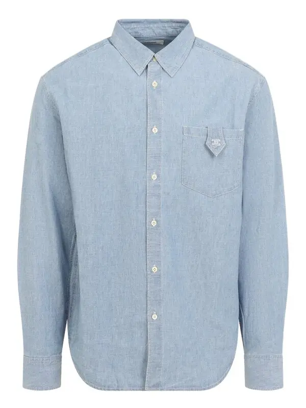 Celine Loose Cotton Shirt - Blue