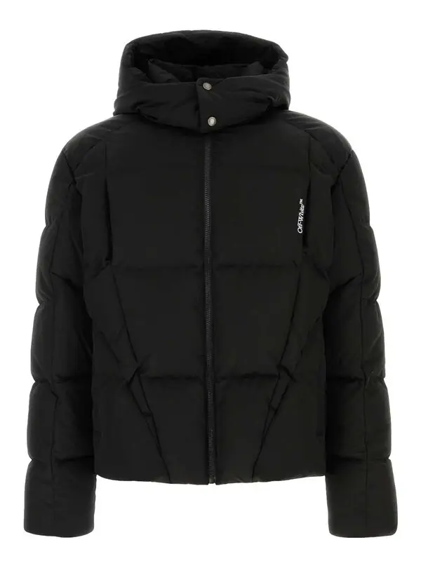 Off-White Quilted Padded Jacket - Black