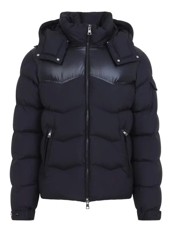 Moncler Ravelis Down Jacket In Polyester - Black