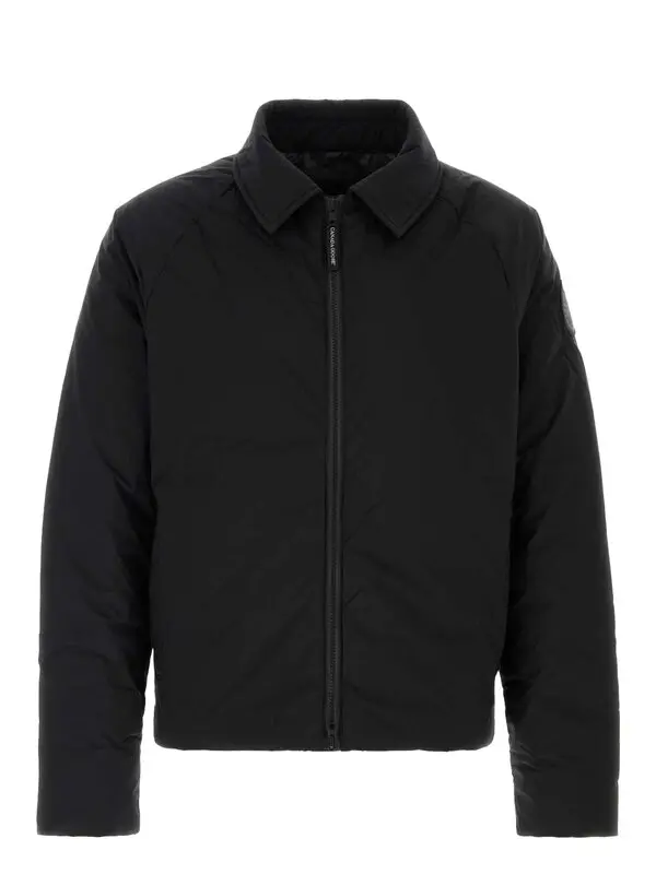 Canada Goose Nylon Lodge Down Jacket - Black