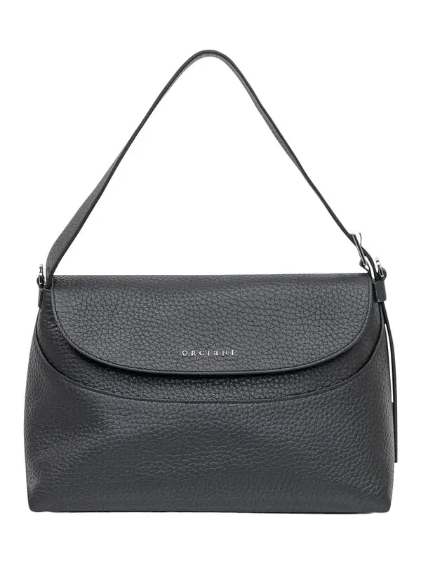 Orciani Nana Soft Mini Midi Shoulder Bag - Nero