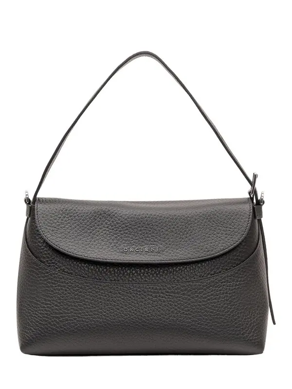 Orciani Nana Soft Mini Midi Shoulder Bag - Nero