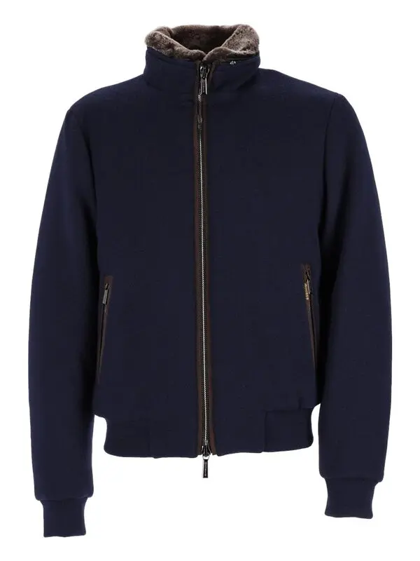 MOORER Bellati Wool-cashmere Sports Jacket - Blue
