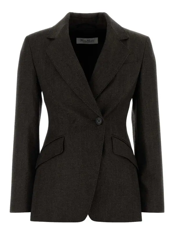 Max Mara Wool Blazer - Brown