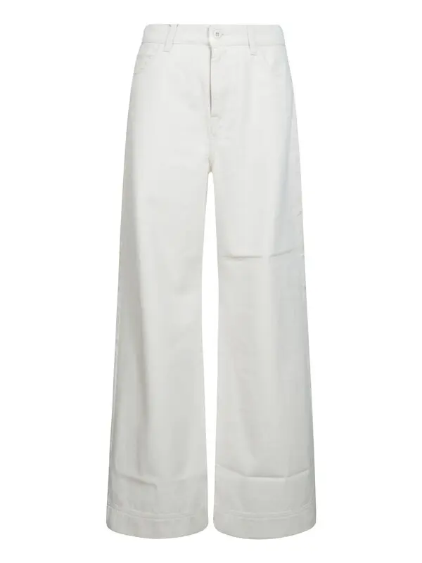 Max Mara Wide Leg Tailored Pants - Bianco