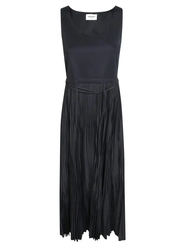 Max Mara Silk-blend Gown - Nero