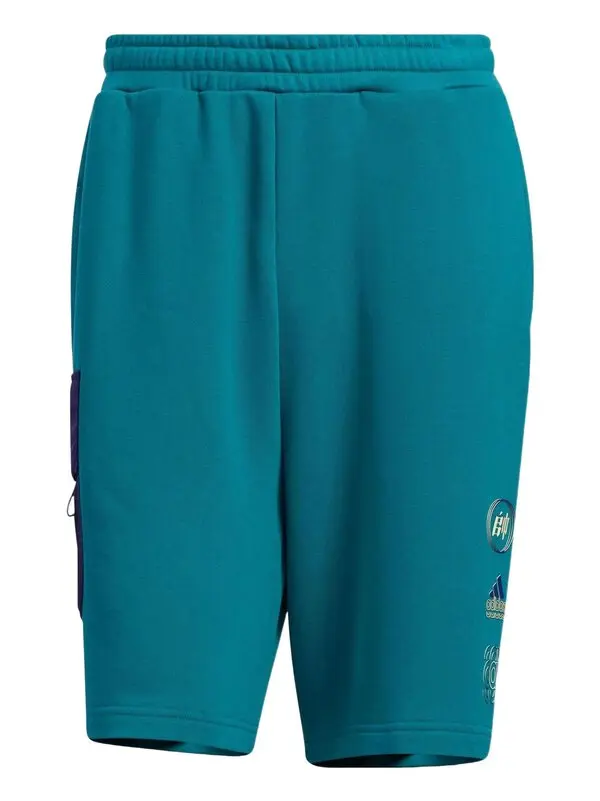 Adidas St Graphic Knitted Shorts - Teal