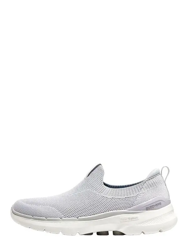 Sketchers Go Walk 6 Slip-on Athletic Sneakers - Light Grey
