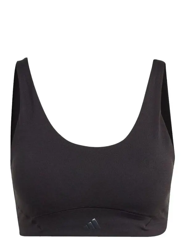 Adidas Coreflow Luxe Studio Medium-support Bra - Black