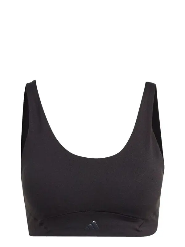 Adidas Coreflow Luxe Studio Medium-support Bra - Black