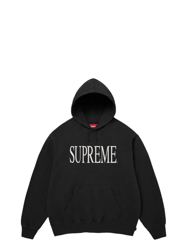 Supreme Capital Hooded Sweatshirt - Black