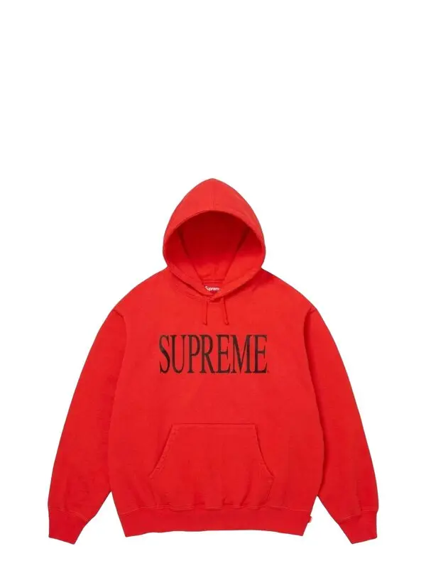 Supreme Capital Hooded Sweatshirt - Dark Orange