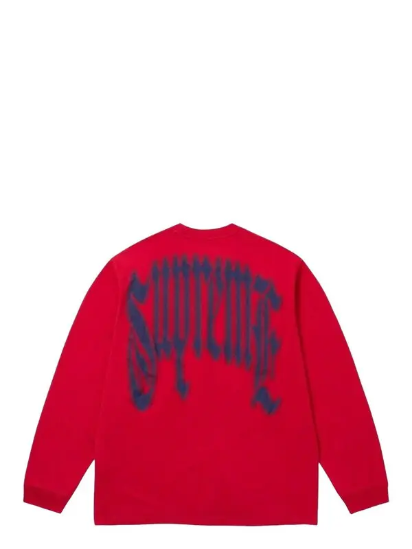 Supreme Fw26 Intarsia L/s T-shirt - Red