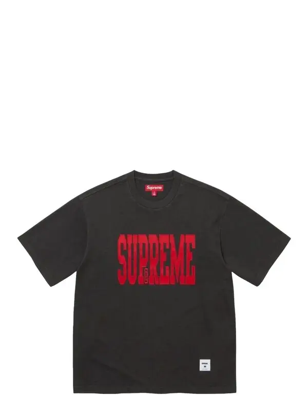 Supreme Fw26 Stretch Appliqué S/s T-shirt - Black