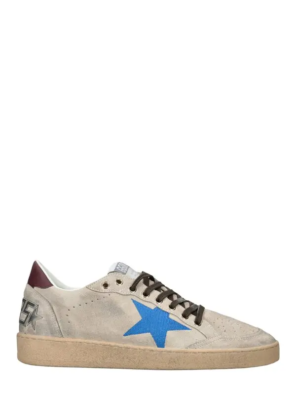 GOLDEN GOOSE Suede Ball Star Sneakers - Beige