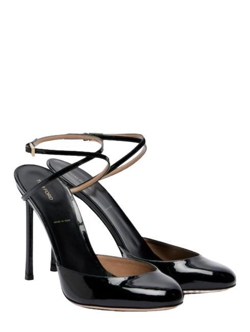 TOM FORD Patent Leather Slingback Pumps - Black