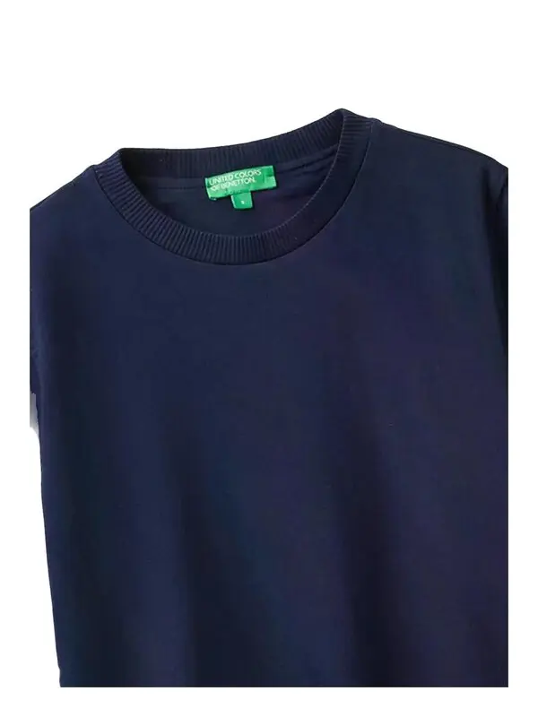 BENETTON Crewneck Short-sleeve T-shirt - Blue
