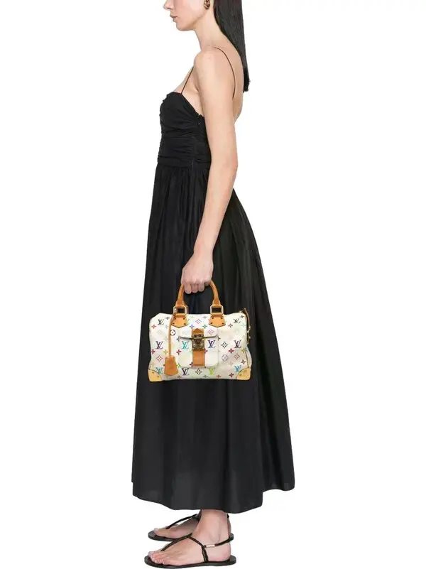 LOUIS VUITTON Speedy 30 Boston Bag - White