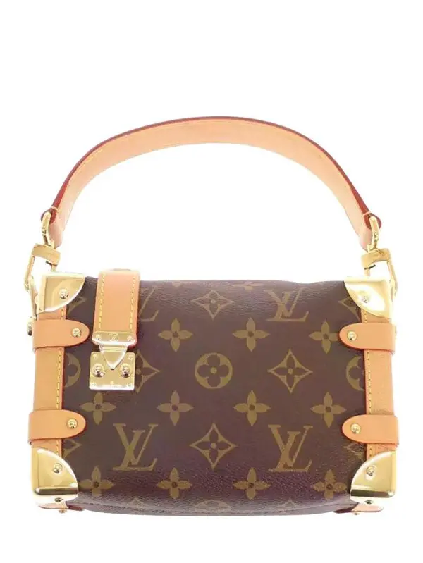 LOUIS VUITTON Monogram Side Trunk Pm Satchel - Brown