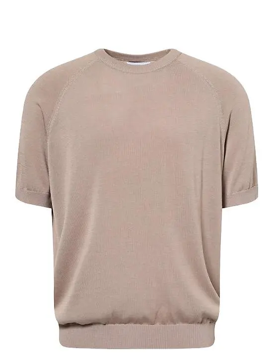 RAITH Riera Crew-neck Knitted Top - Sand