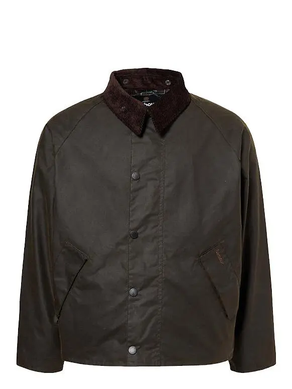Barbour Transport Waxed-cotton Jacket - Olive