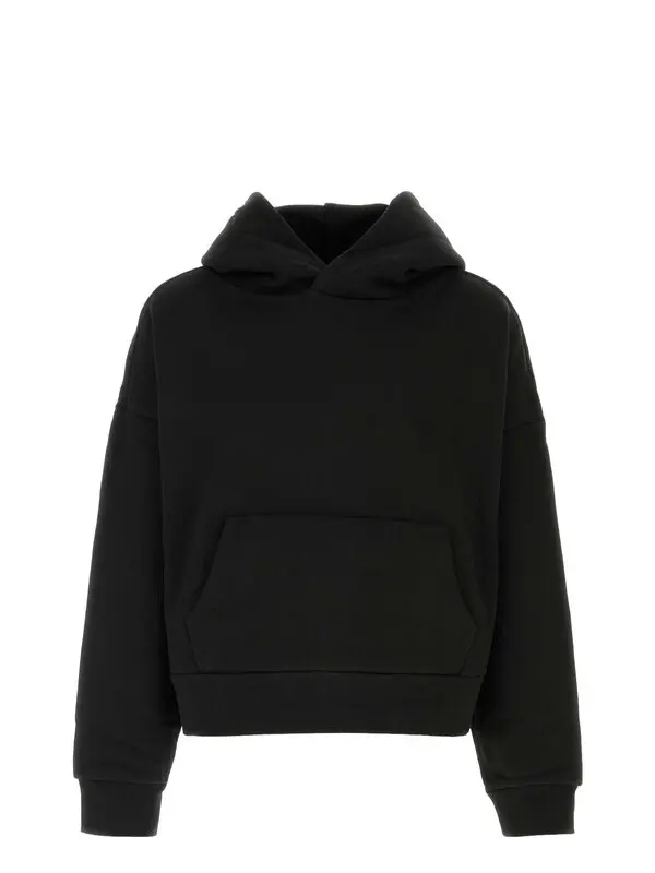 ENTIRE STUDIOS Oversize Cotton Hoodie - Black