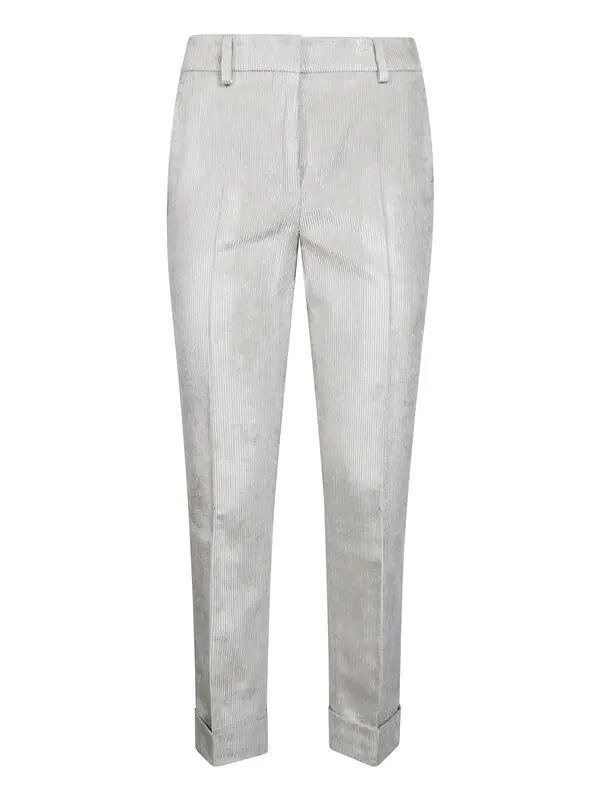 Incotex Tailored Velvet Pants - Beige