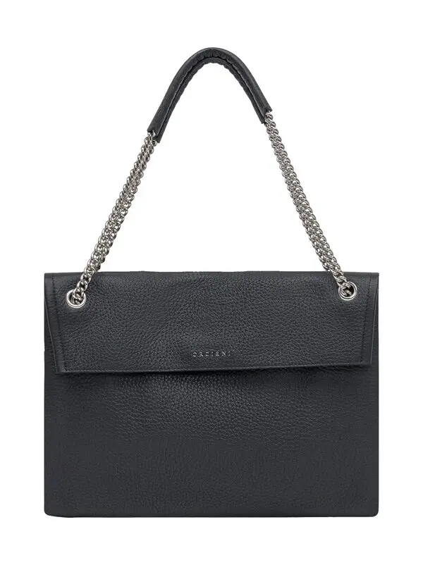 Orciani Venus Soft Shoulder Bag - Nero