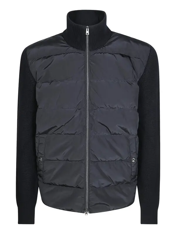 Herno Quilted Zip-up Bomber Jacket - Nero