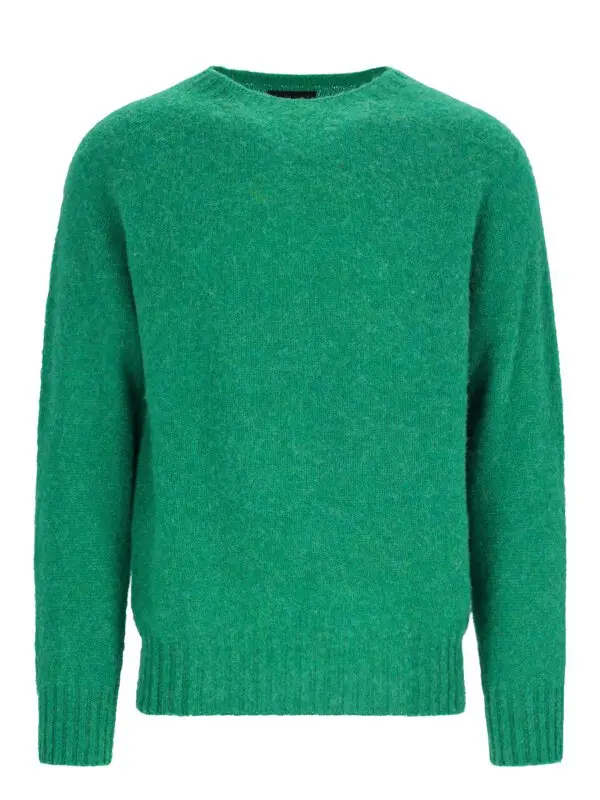 Howlin' 100% Wool Crewneck Sweater - Green