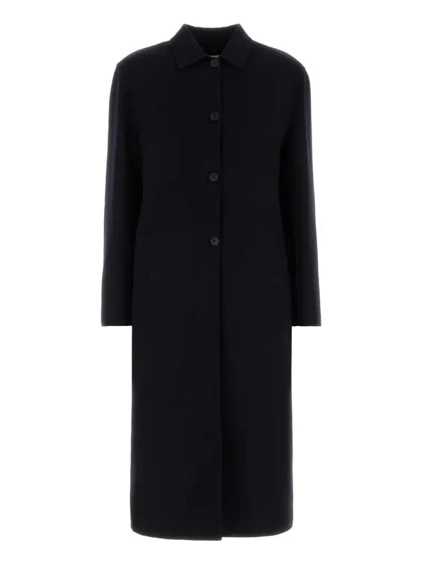 JIL SANDER Cashmere Tailored Jacket - Black