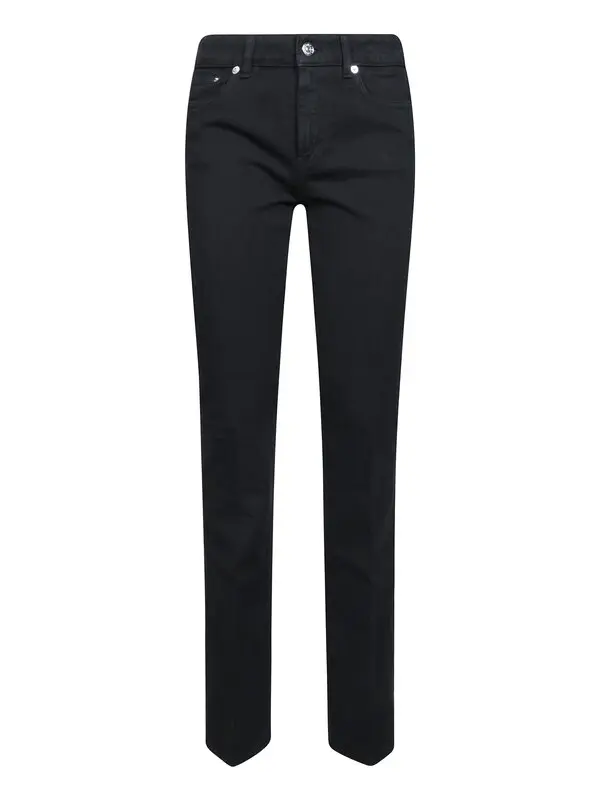 DONDUP New Lola Skinny Fit Bootcut Jeans - Nero
