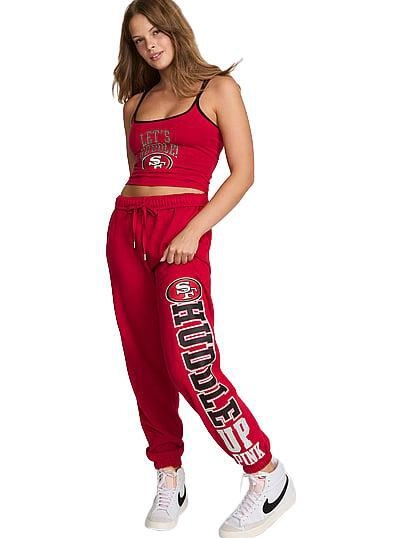 Pink Nfl Collection Campus Fleece™ Bling Sweatpants - Red