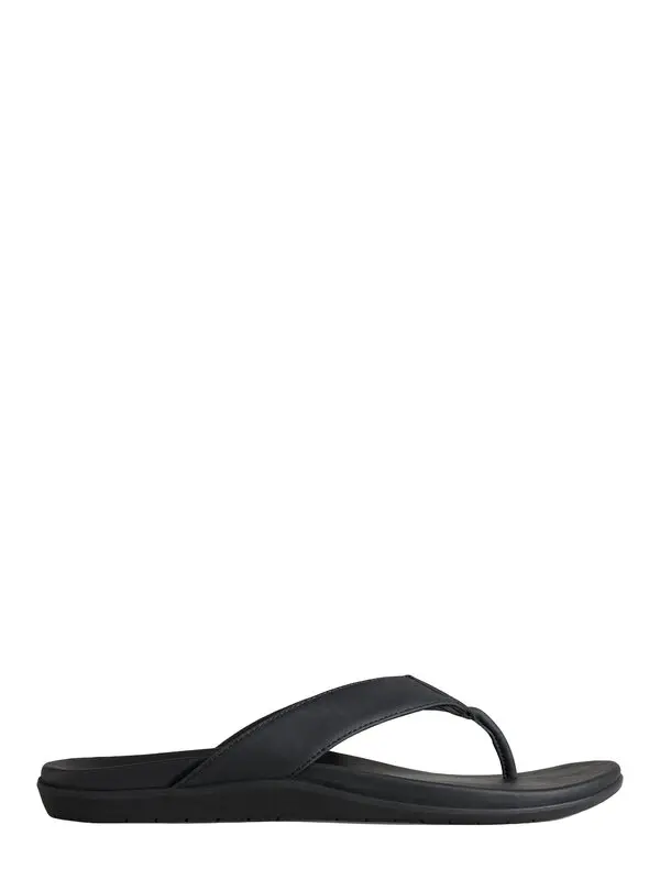Quince Crafted Leather Sandal - Black