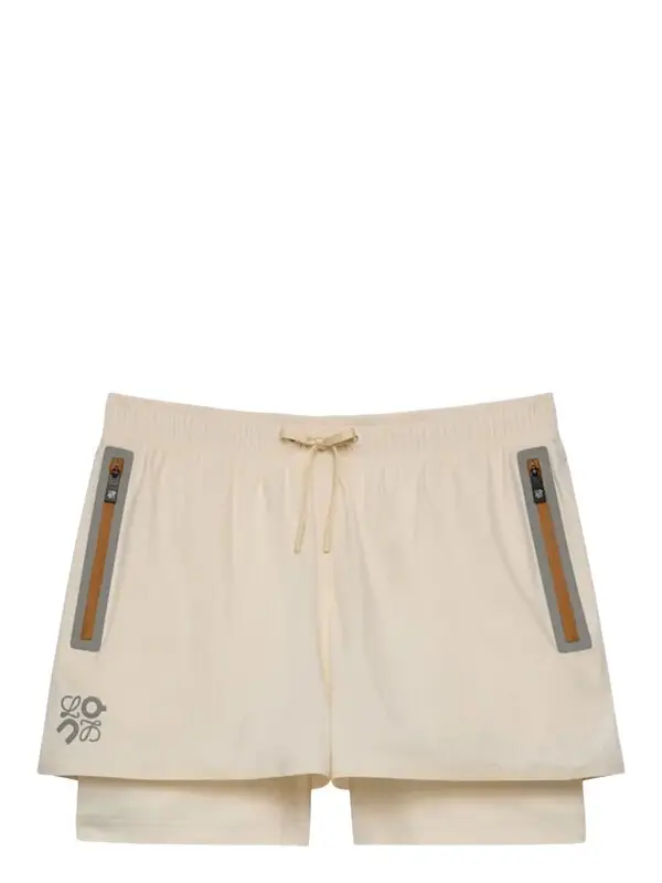 On X Loewe Performance Shorts - Cream