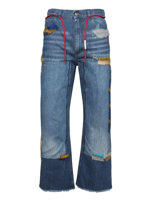 Marni Wide Leg Jeans - Blue