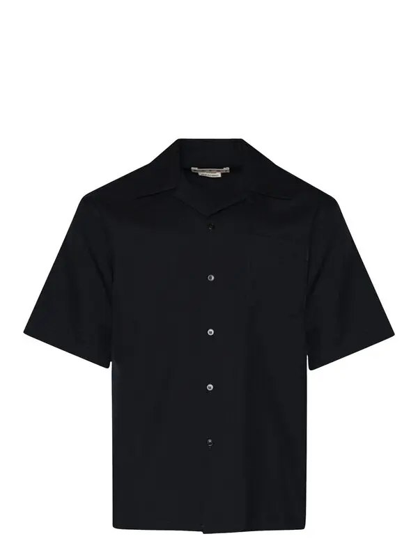 Marni Boxy Fit Tropical Bowling Shirt - Blue