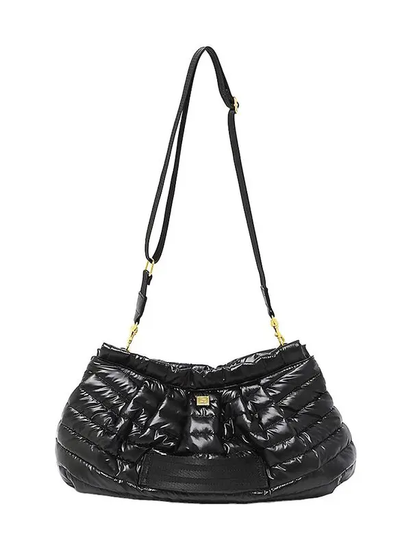 THINK ROYLN Hold Me Close Large Quilted Convertible Clutch - Black