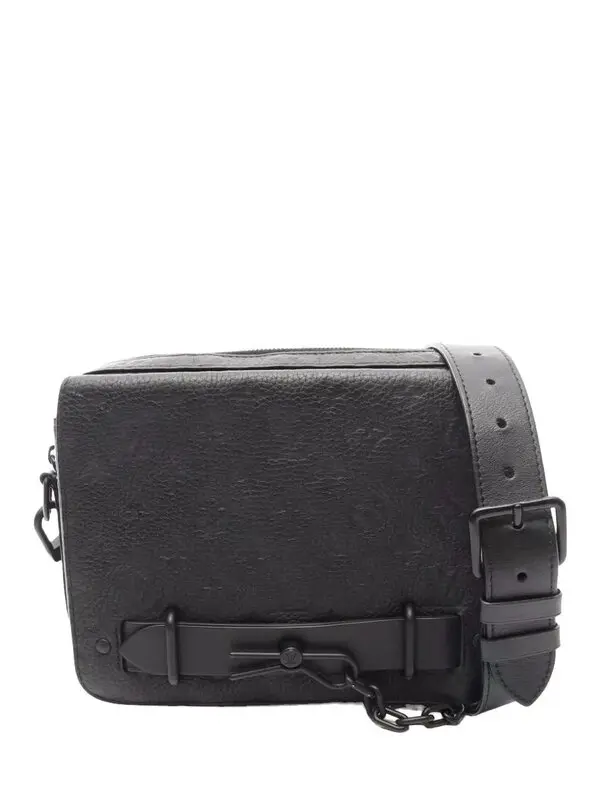 LOUIS VUITTON Monogram Taurillon Steamer Messenger Bag - Black