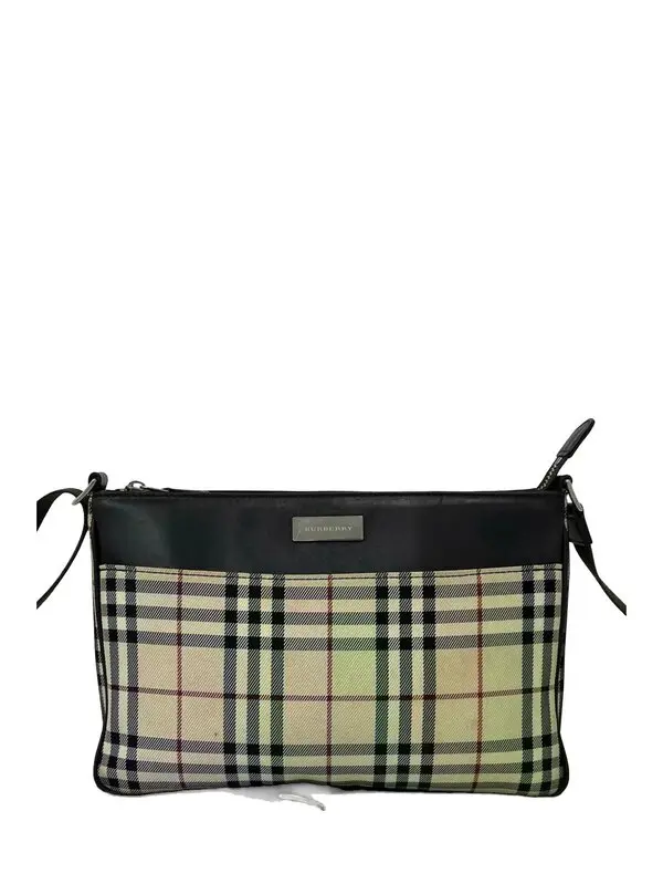Burberry House Check Canvas Crossbody Bag - Neutrals