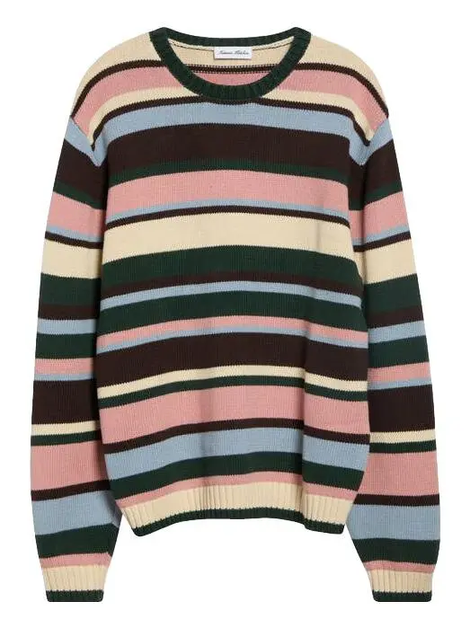 TANNER FLETCHER Millhouse Striped Crewneck Sweater - Open Miscellaneous