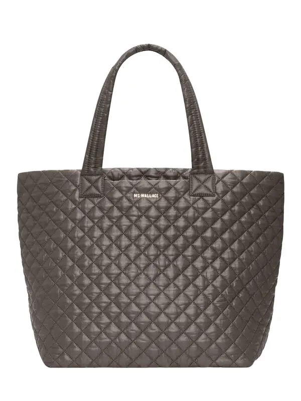 Mz Wallace Large Metro Deluxe Quilted Nylon Tote - Magnet