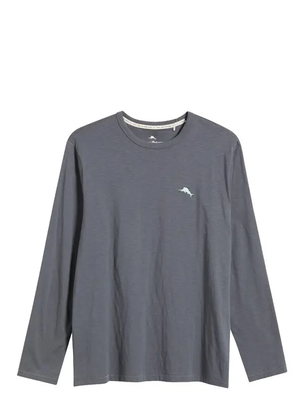 Tommy Bahama In Reel Life Luxe Cotton T-shirt - Turbulence