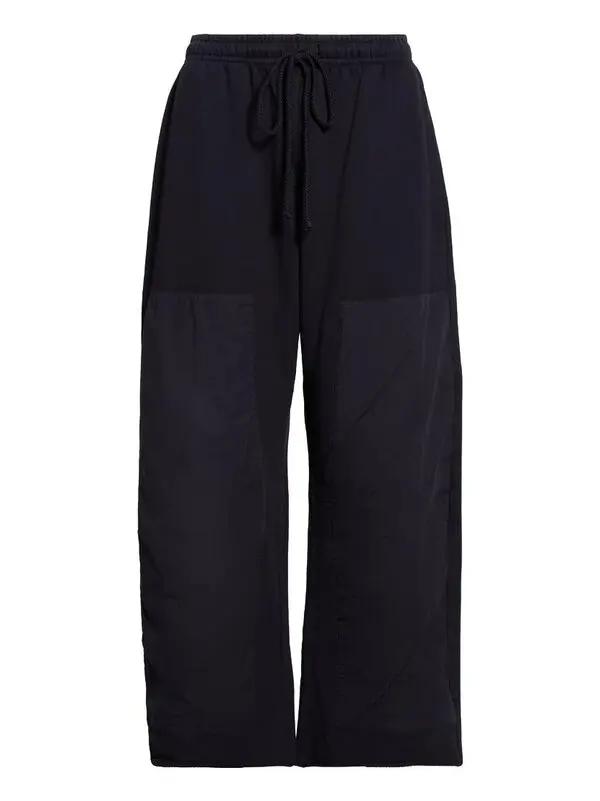 LESET James Mixed Media Drawstring Pants - Midnight