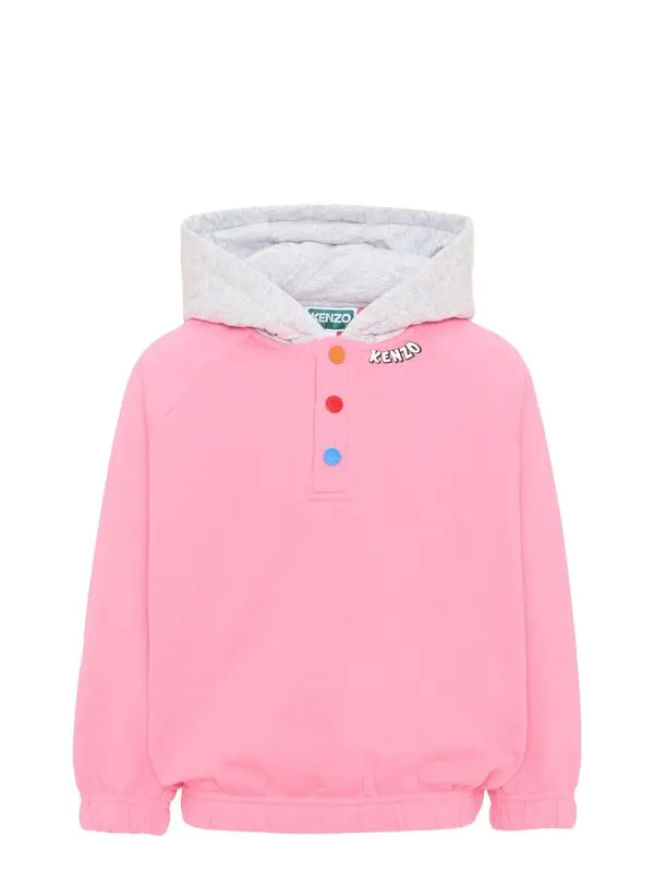 Kenzo Graphic Print Button-up Hoodie - No