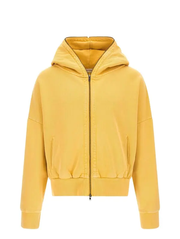 ENTIRE STUDIOS Eternal Boxy Zip Hoodie - Yellow