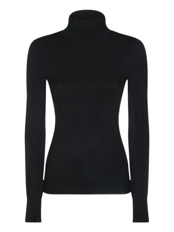 THOM KROM Roll-neck Long-sleeve Sweater - Black