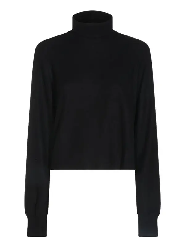 THOM KROM Roll-neck Long-sleeve Sweater - Black