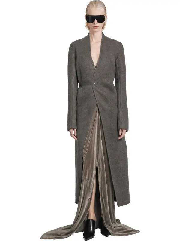 Rick Owens Tower Lab Coat - Grey